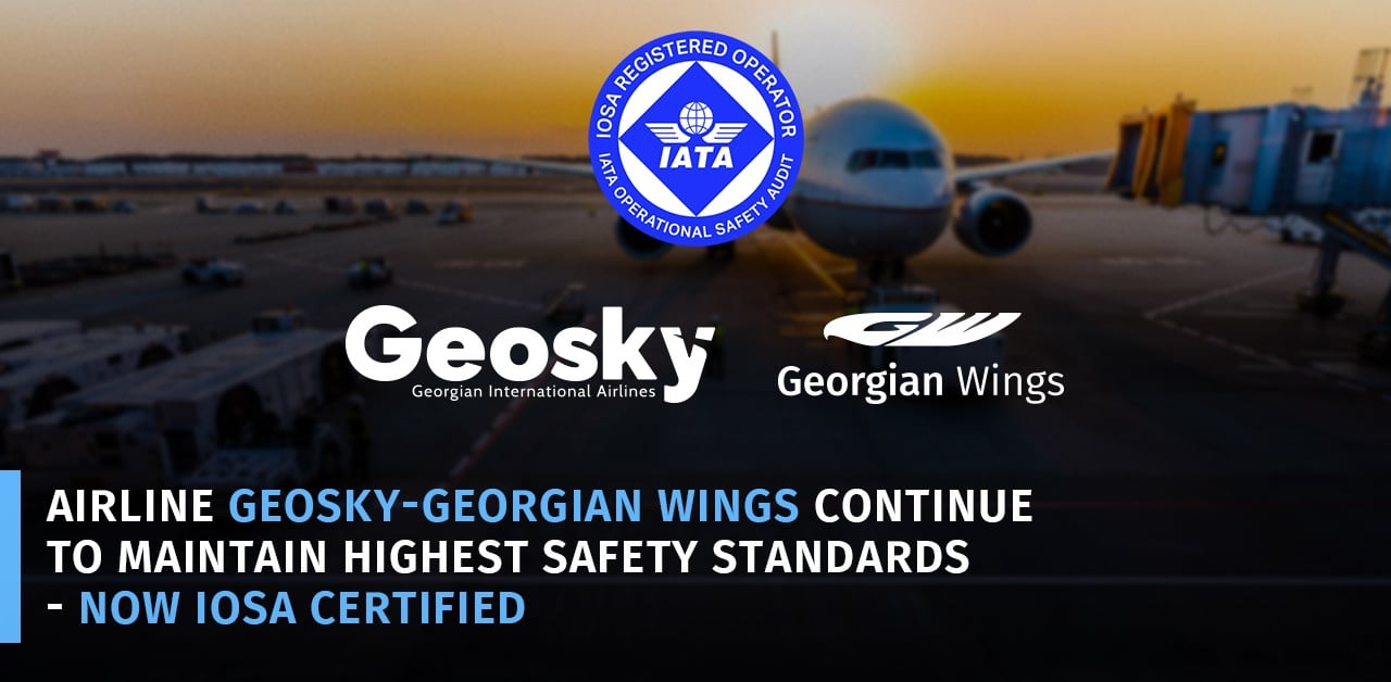 Airline Geosky-Georgian Wings continue to maintain highest safety ...